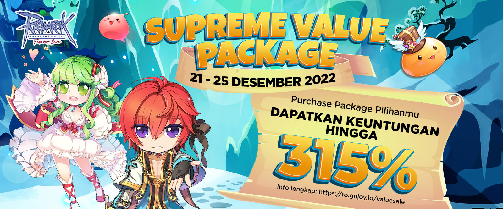 RAGNAROK : FOREVER LOVE | SUPREME VALUE PACKAGE JANUARI 2023